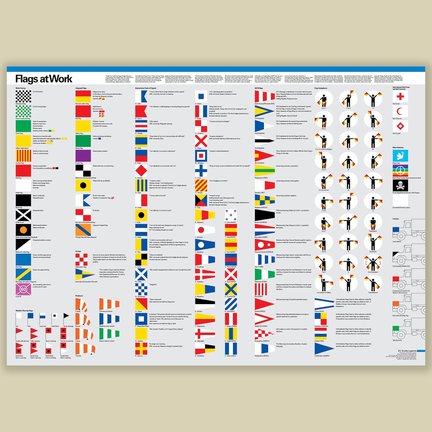 Flags at Work – Studio Legenda